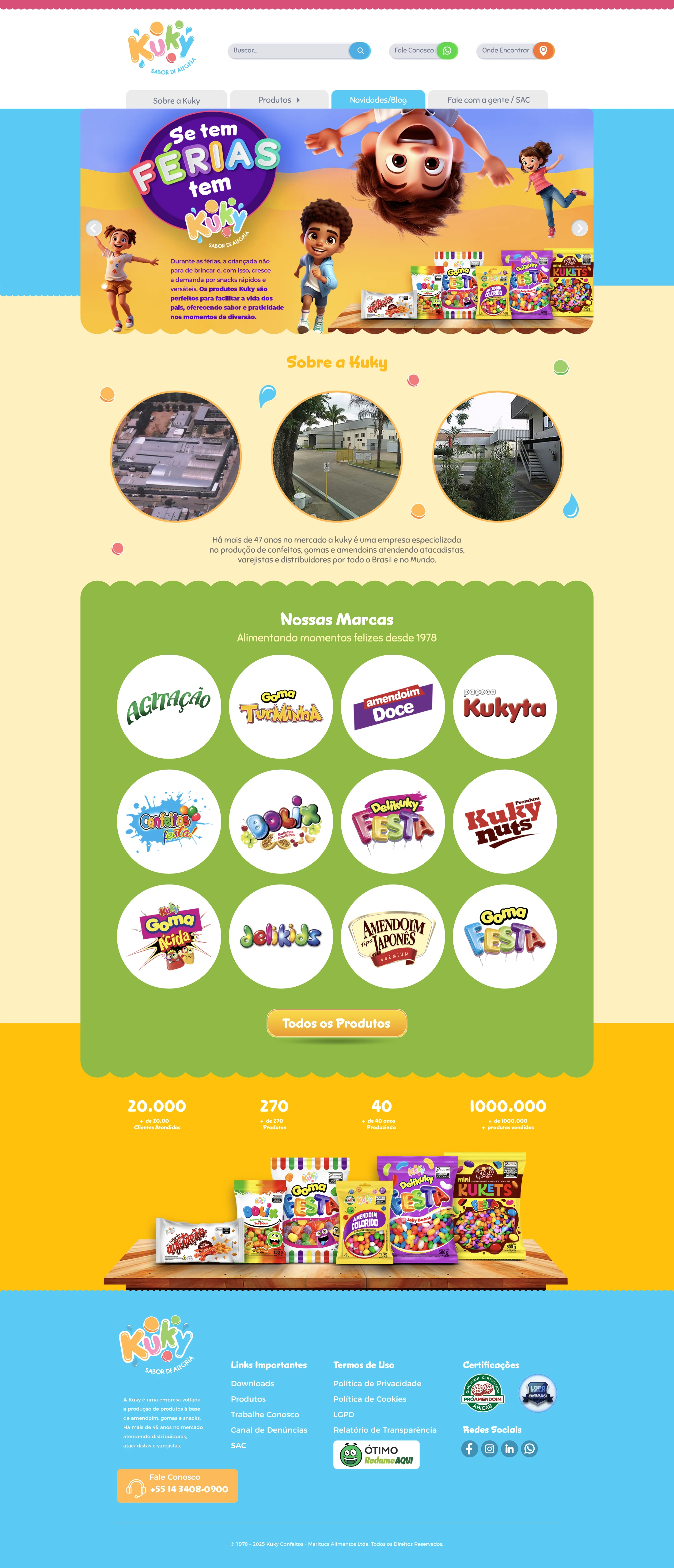 Demonstração Novo Site Kuky – NovaMCP